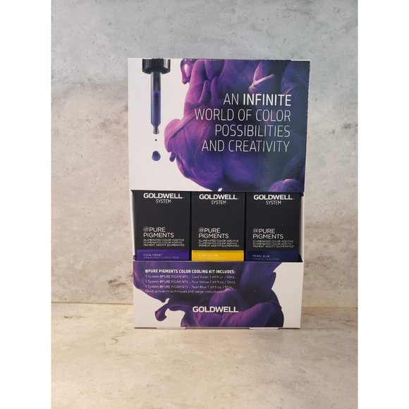 Golwell | Hair | Goldwell Pure Pigments Color Cooling Kit Cool Violet ...